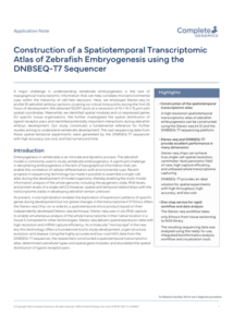 Construction of a Spatiotemporal Transcriptomic Atlas of Zebrafish Embryogenesis Using the ...