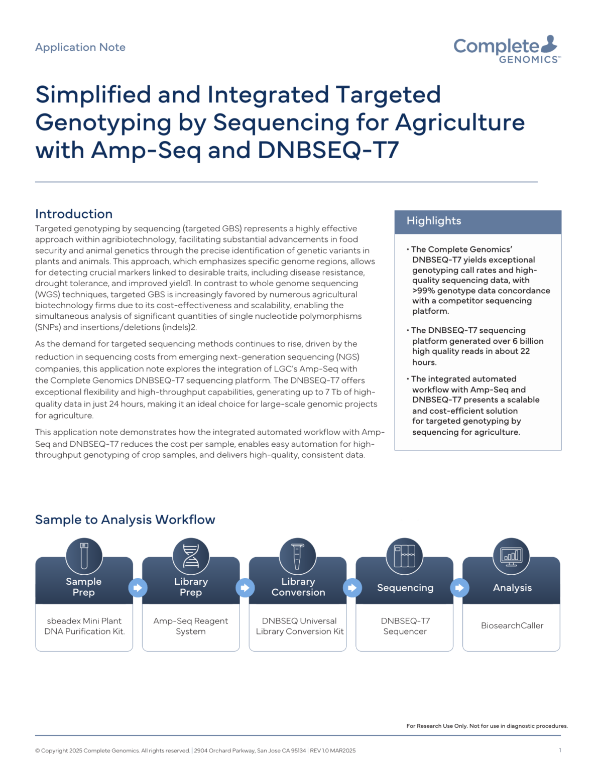 Simplified and Integrated Targeted Genotyping by Sequencing for ...