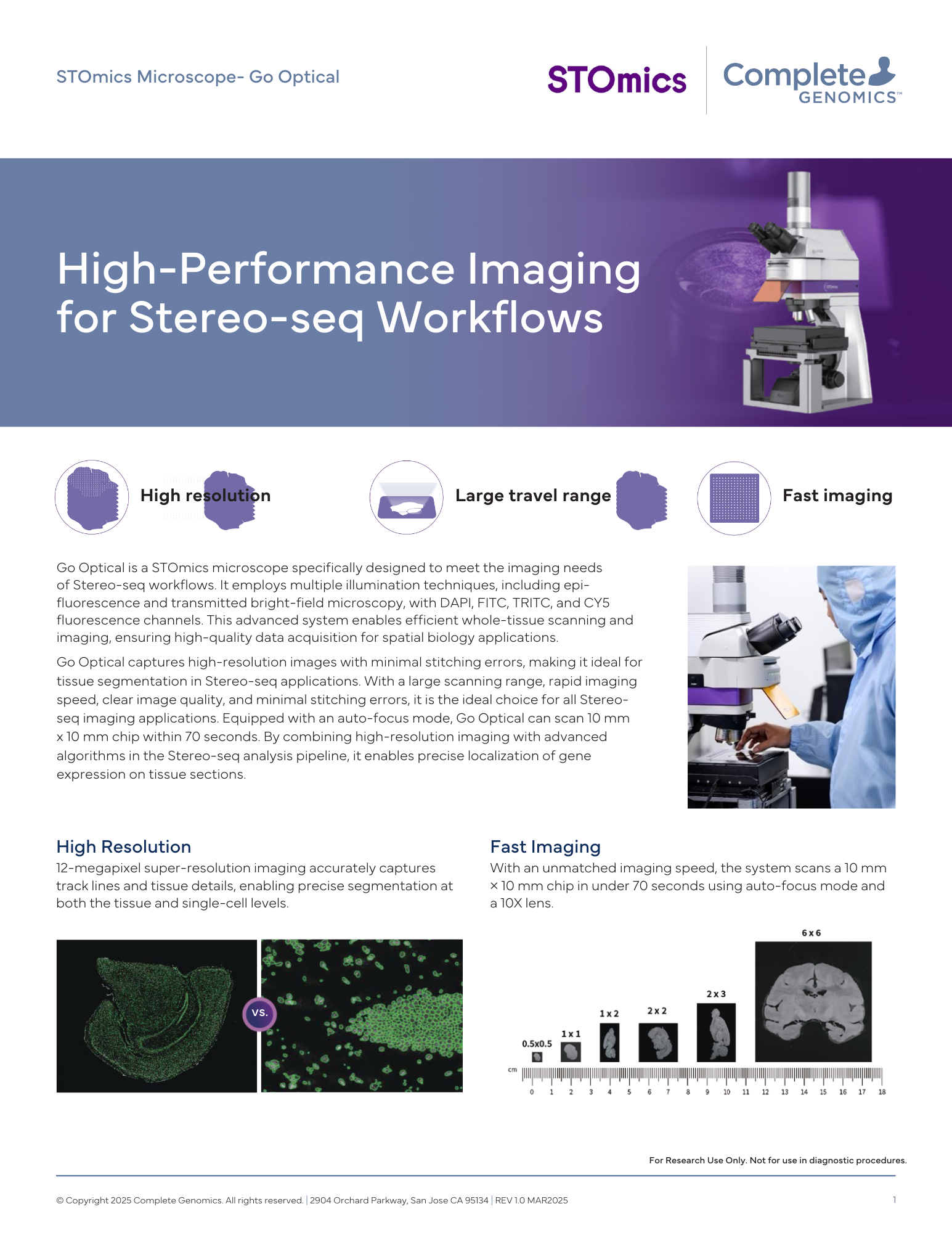 Go Optical Brochure - Complete Genomics