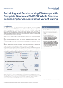 Retraining and Benchmarking DNAscope with Complete Genomics DNBSEQ ...