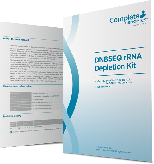 DNBSEQ rRNA Depletion Kit - Complete Genomics